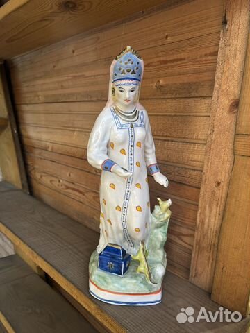 Статуэтка СССР фарфор дулево хозяйка медной горы купить в Москве ...