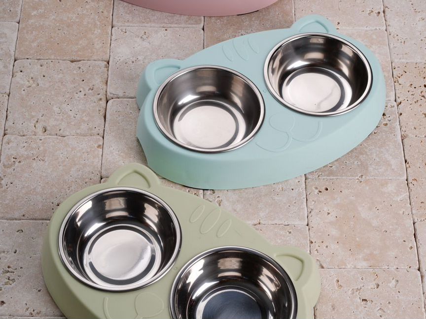 Миска для животных двойная оптом