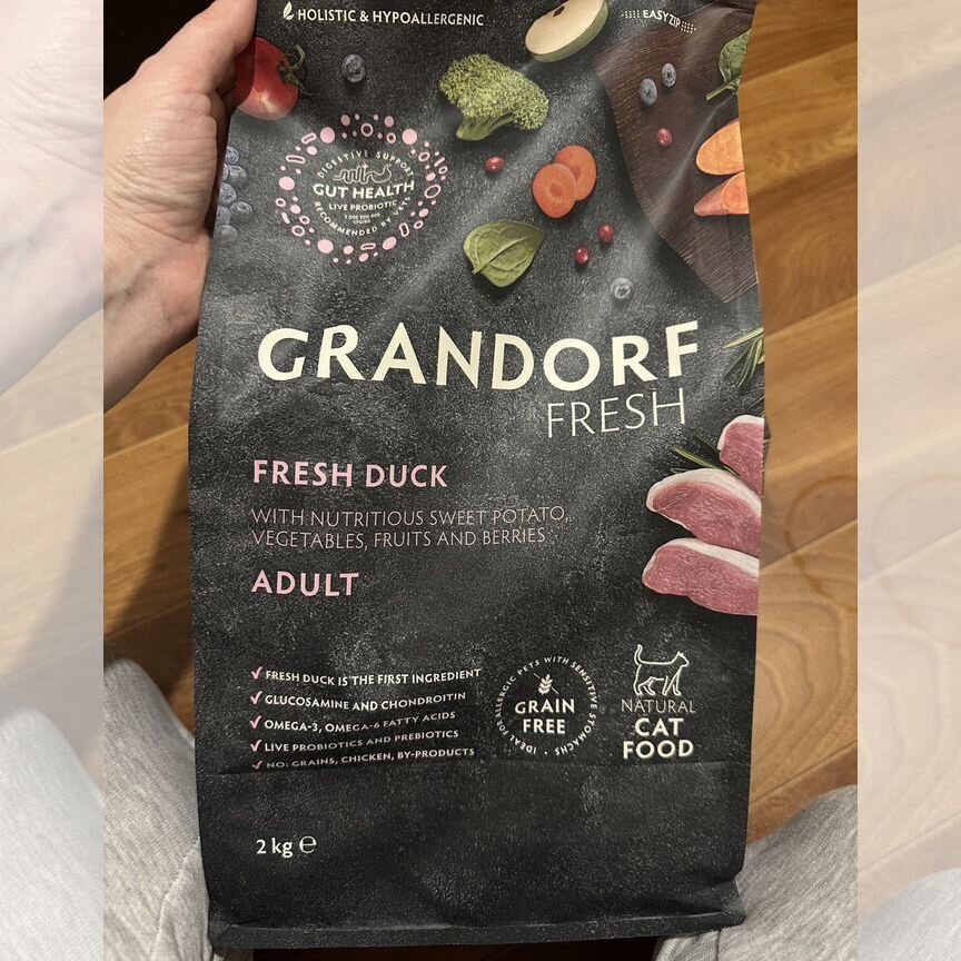 Корм для кошек grandorf fresh 2 кг