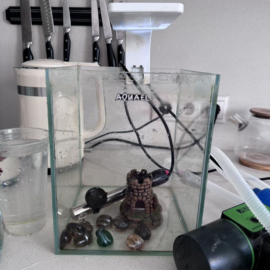 Аквариум Аquael 17 л с рыбкой