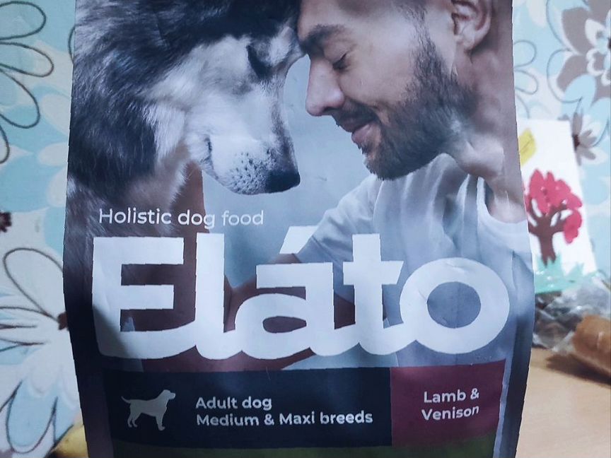 Elato корм холистик новый для взрослых собак 2кг