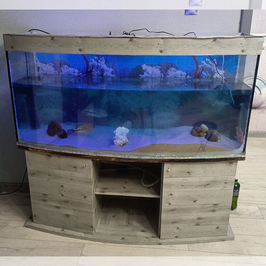 Аквариум с тумбой 600 литров