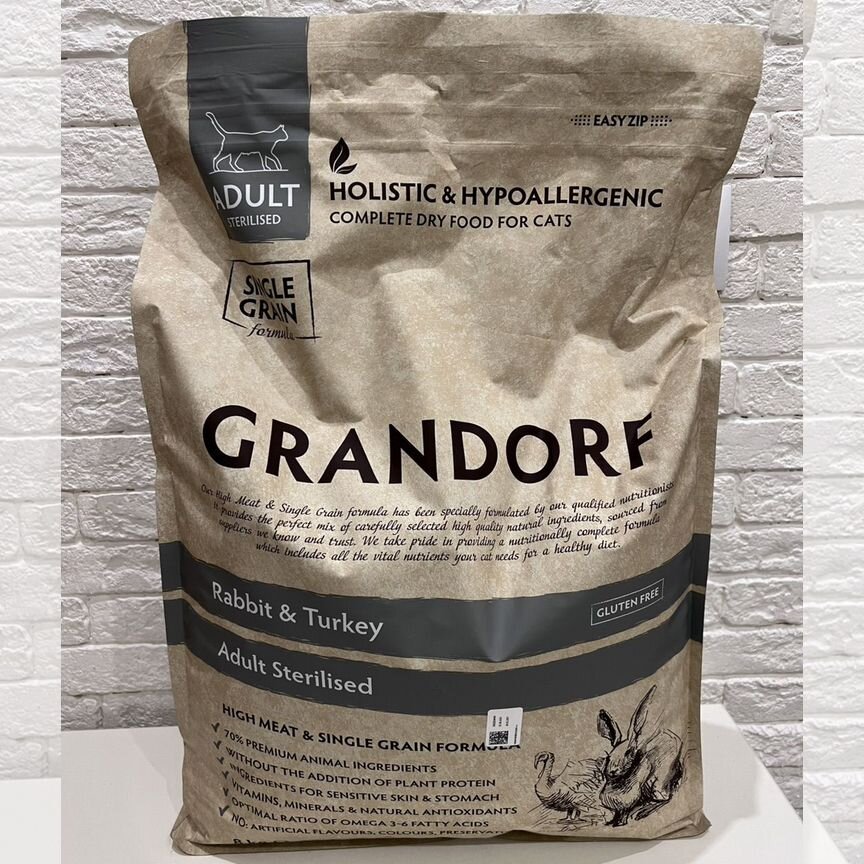 Корм Grandorf для стерилизованных кошек 8кг