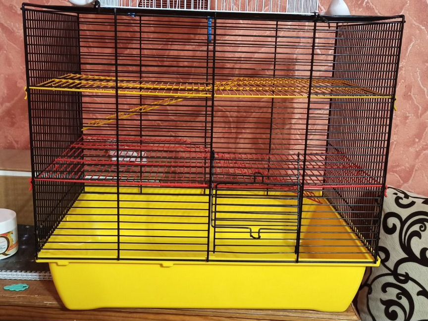 Клетка для грызунов InterZoo G-315 pinky III