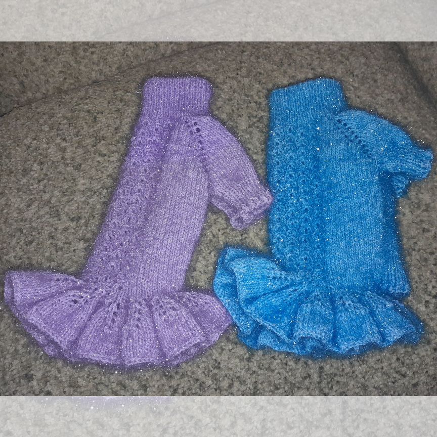 Вязаные платья "Ламбада" для ваших пушистых модниц