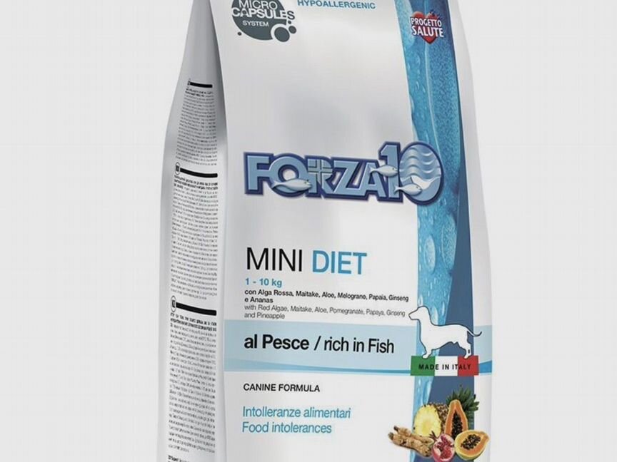 Корм для собак forza 10 mini diet 1,5кг
