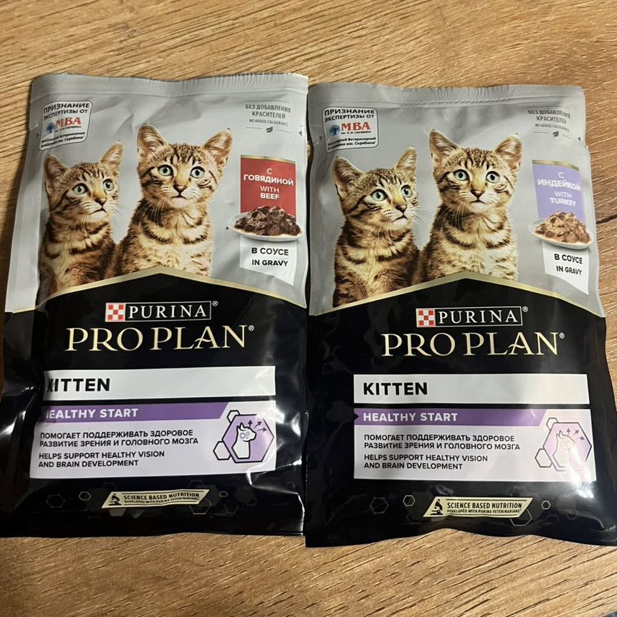 Влажный корм для котят