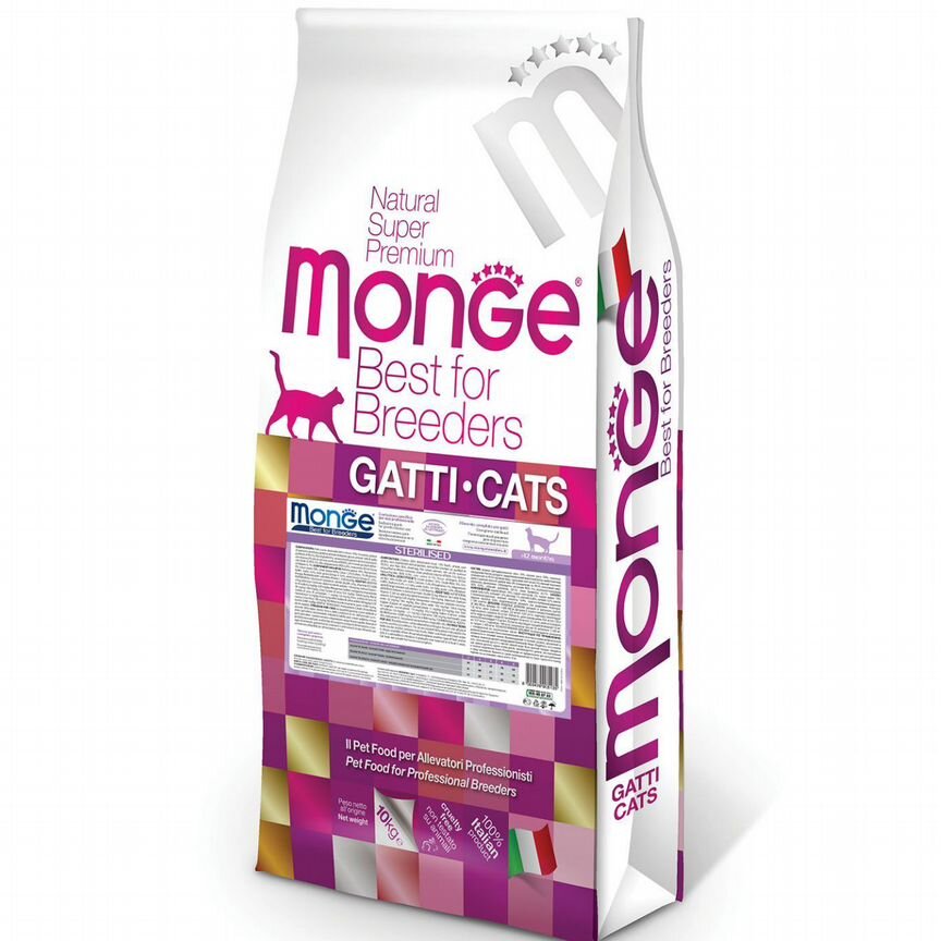 Monge 10 кг корм для кошек
