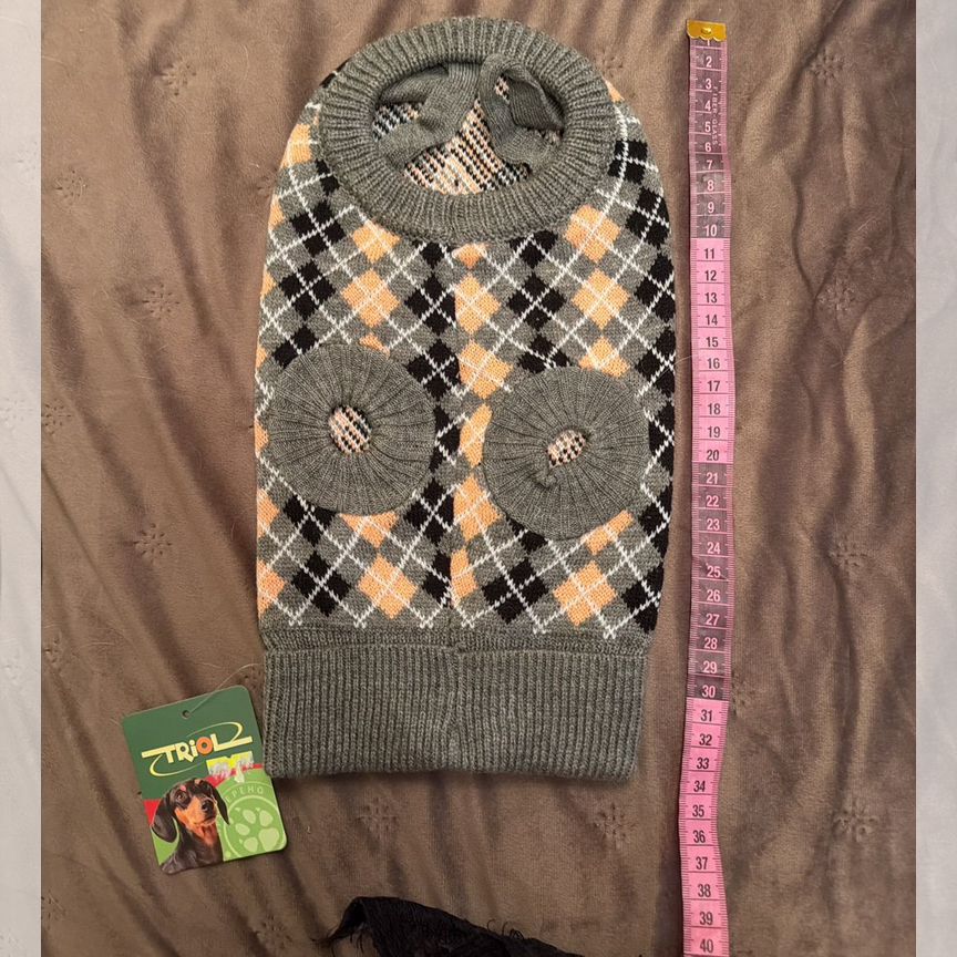 Кофта свитер для собаки 3-5кг новый