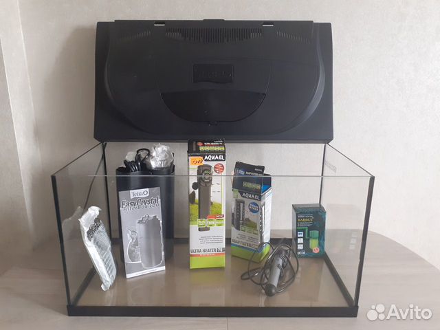 Продам аквариум 50л (Tetra) с крышкой