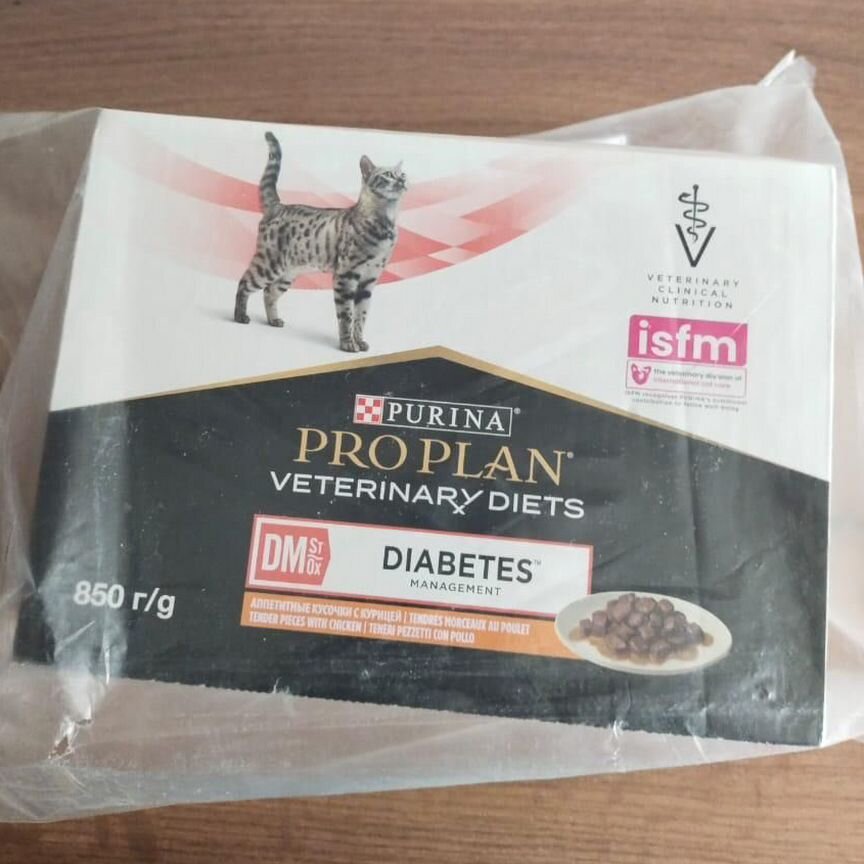 Корм для кошек purina pro plan diabetes 850гр