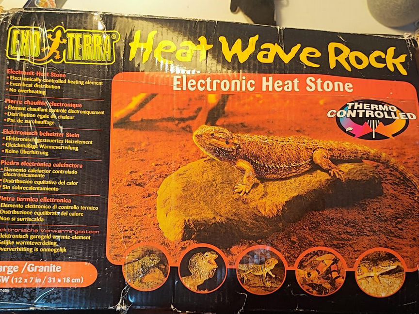 Греющий камень для рептилий