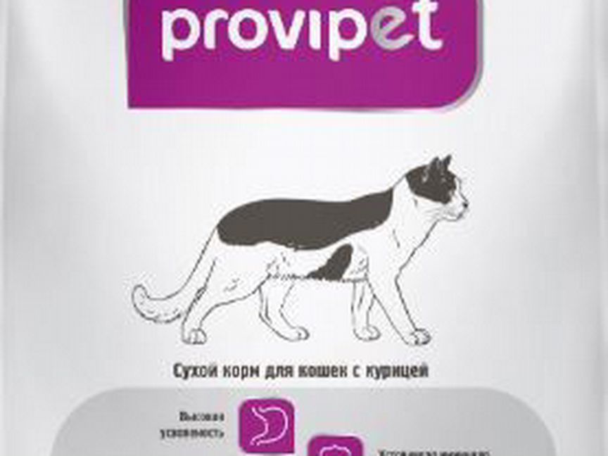 Сухой корм для кошек Provipet (Провипет)