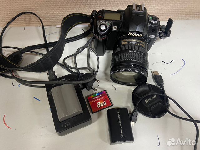 Зеркальный фотоаппарат nikon d70 купить в Москве | Электроника | Авито