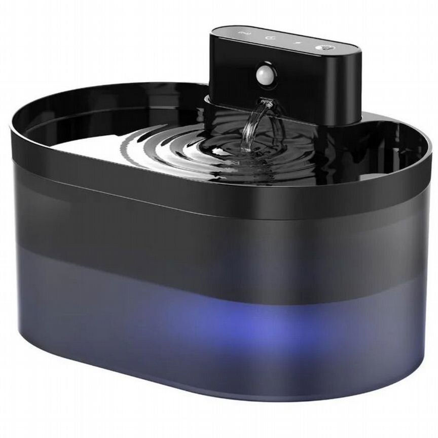 Фонтан поилка для кошек с датчиком движения