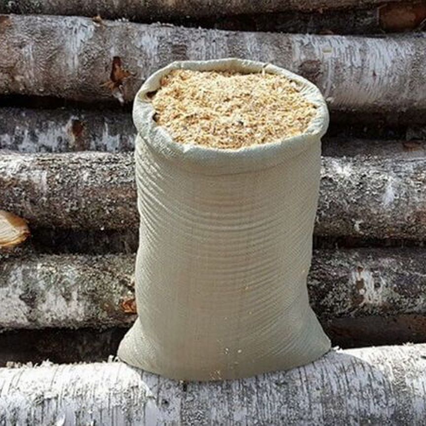 Продаются опилки, обрезки сосны и дуба, за мешок