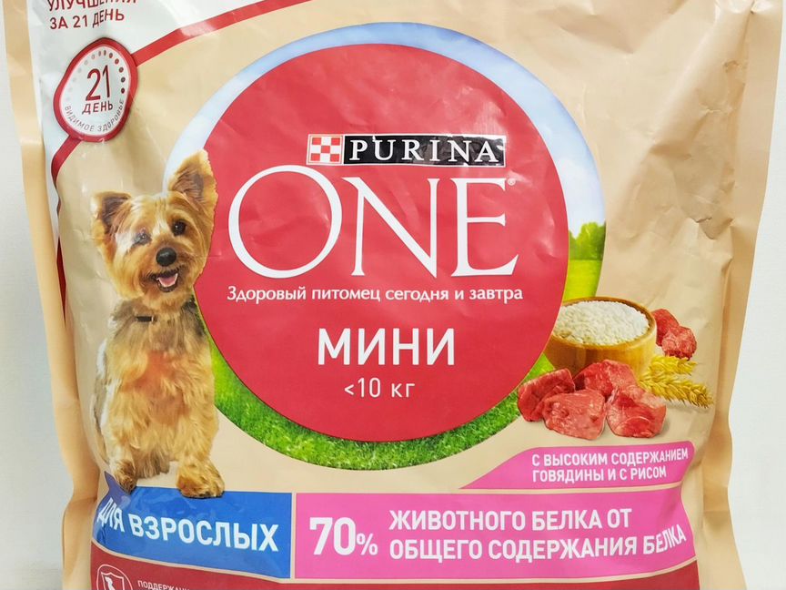 Сухой корм для собак Purina ONE мини для мелких и