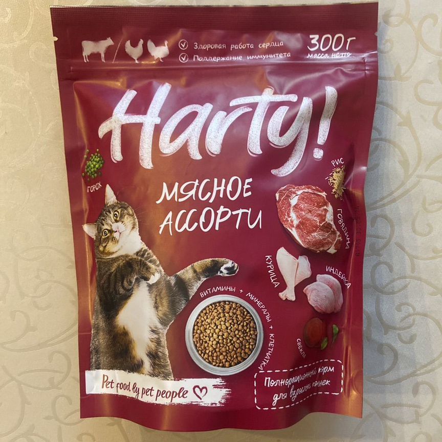 Корм для кошек Harty
