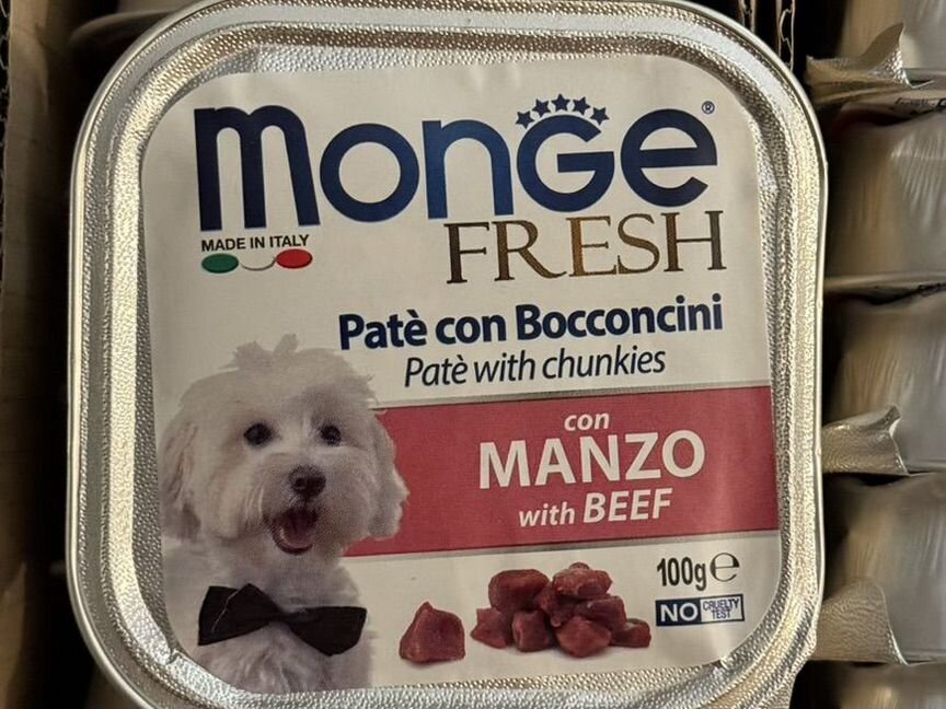 Корм для собак Monge влажный 100g