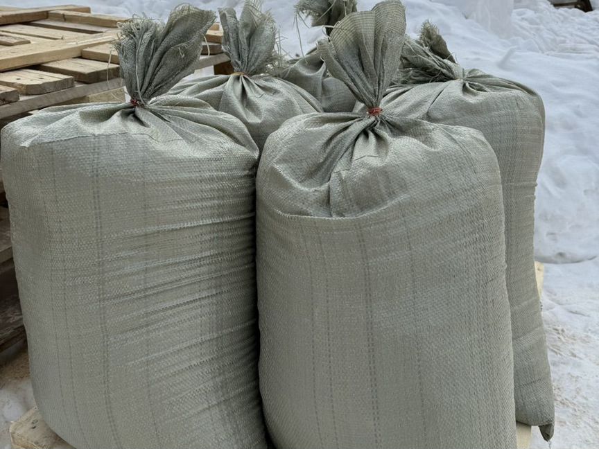 Опил в мешках