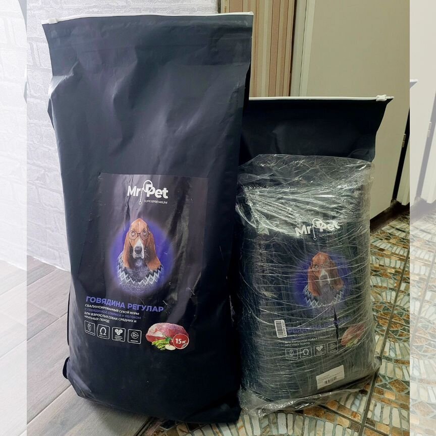 Корм для собак Mr Pet с говядиной