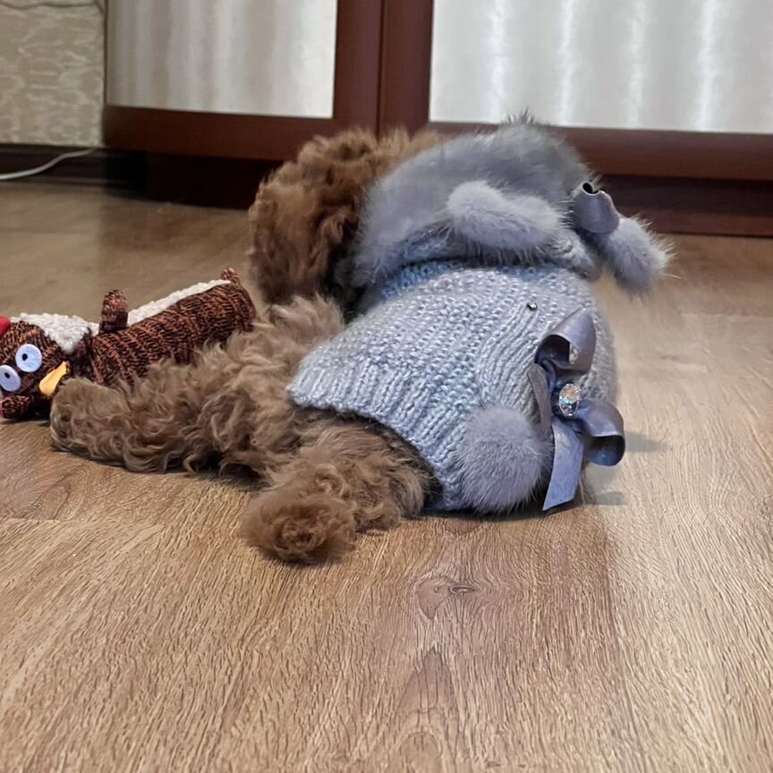 Кардиган с норкой для девочки