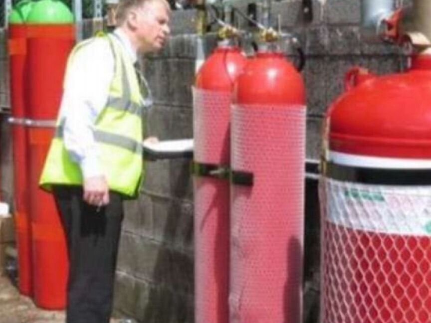 Баллоны пожаротушения, фреон, хладон, Модули