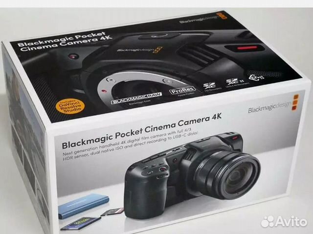 Blackmagic Pocket Cinema Camera 4k купить в Москве с доставкой ...
