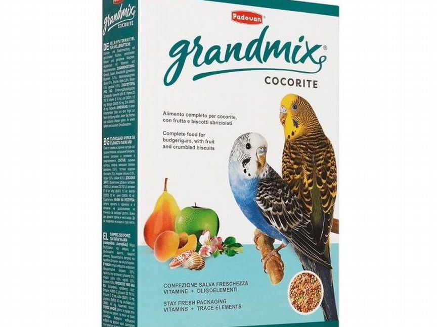 Padovan Cocorite GrandMix корм для волн. попугаев