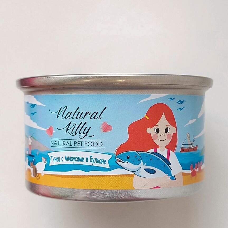 Влажный корм для кошек Natural Kitty, Pettric