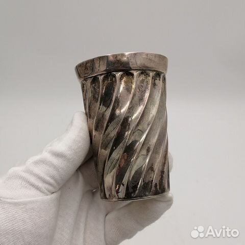 Стакан рифленый серебро 925 купить в Москве | Хобби и отдых | Авито