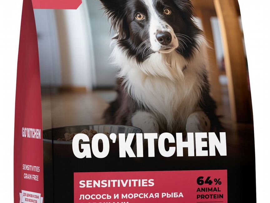 GO'kitchen лосось и морская рыба с овощами, полнор