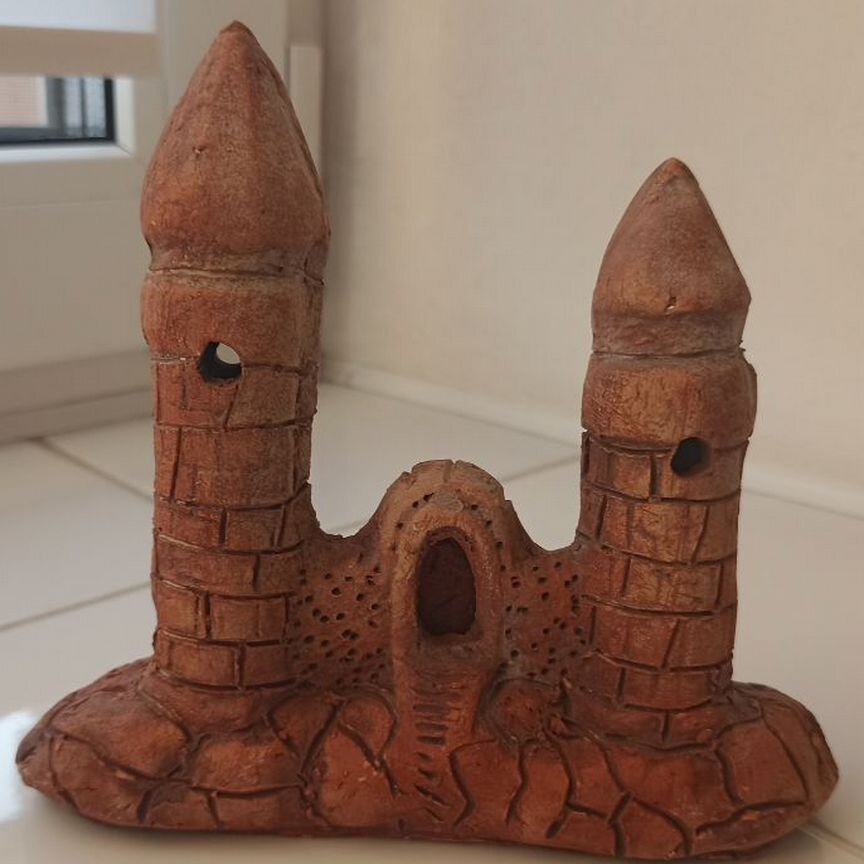 Домик для рыбок керамика