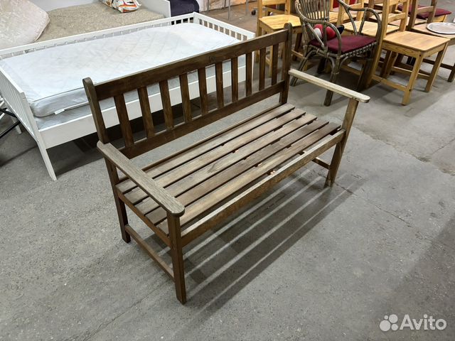Скамейка садовая в прихожую деревянная купить в Санкт-Петербурге ...
