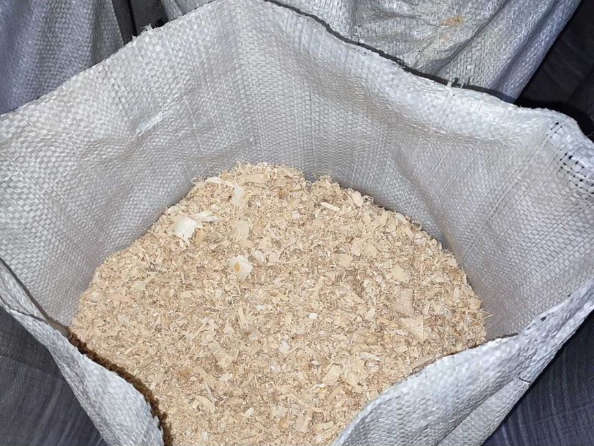 Опилки в мешке 50 литров