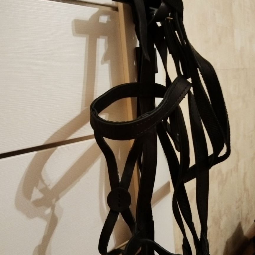 Узда кожаная для лошади