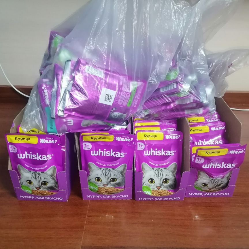 Жидкий корм для кошек Wiskas