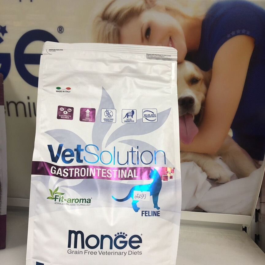 Корм для кошек monge 1.5 кг