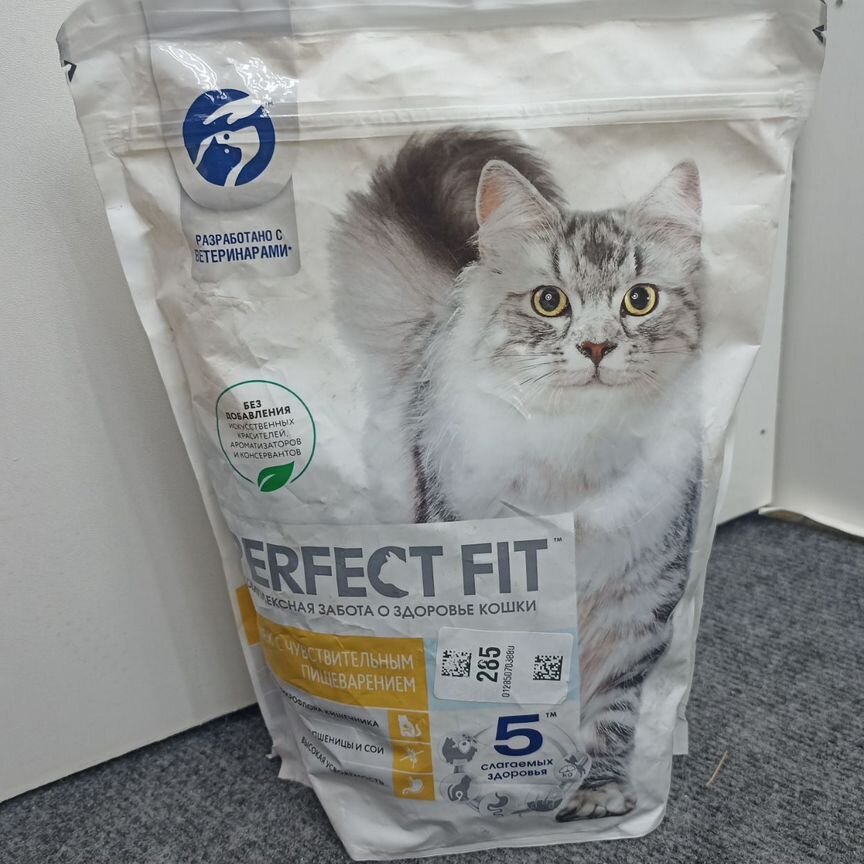 Сухой корм для кошек perfect fit 650г