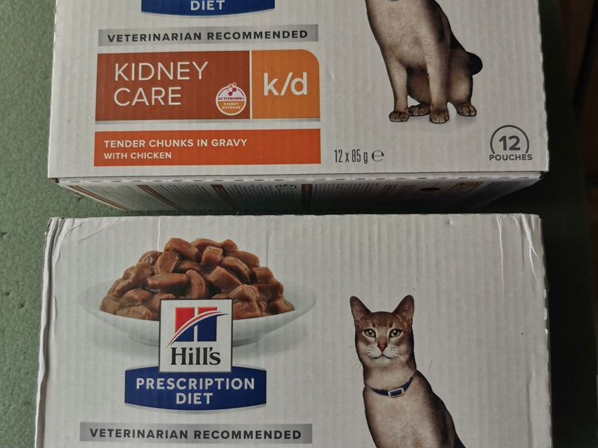 Продам корм для кошек Hills Kidney Care, 12 паучей
