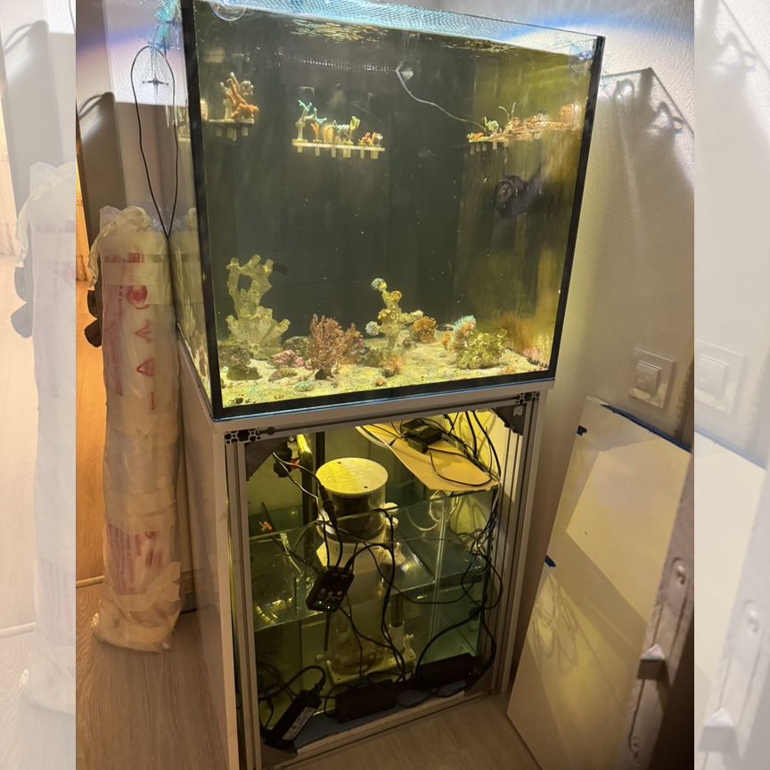 Морской аквариум 240л самп 60л