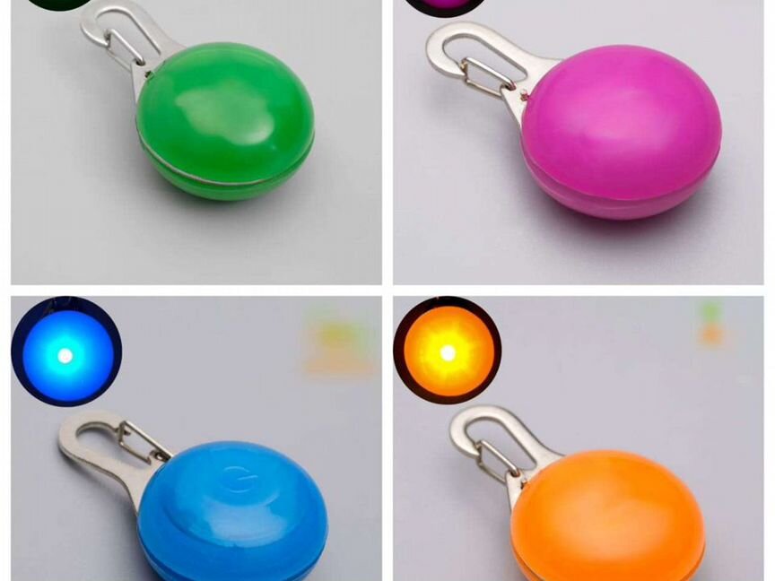 Маячок на ошейник световой