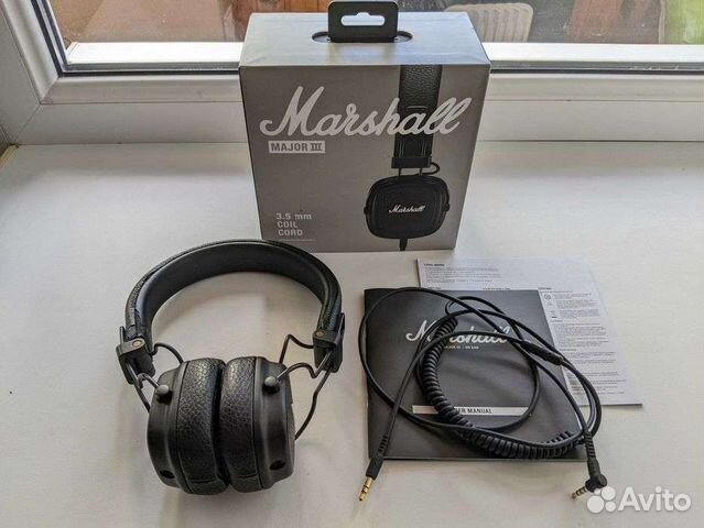 Проводные наушники Marshall Major 3 купить в Москве | Электроника | Авито