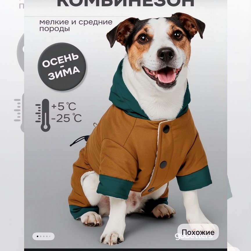 Одежда для собак средних пород