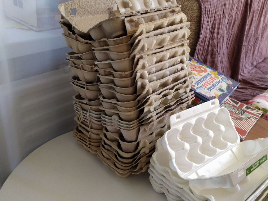 Контейнер, Лотки, коробки для яиц