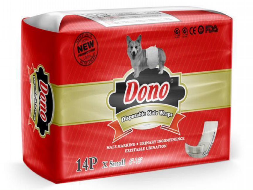 Одноразовые впитывающие пояса для кобелей dono