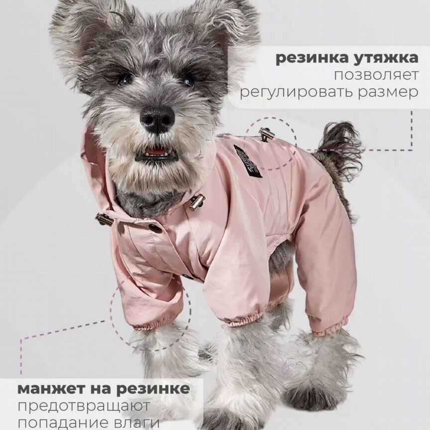 Дождевик для маленькой собаки