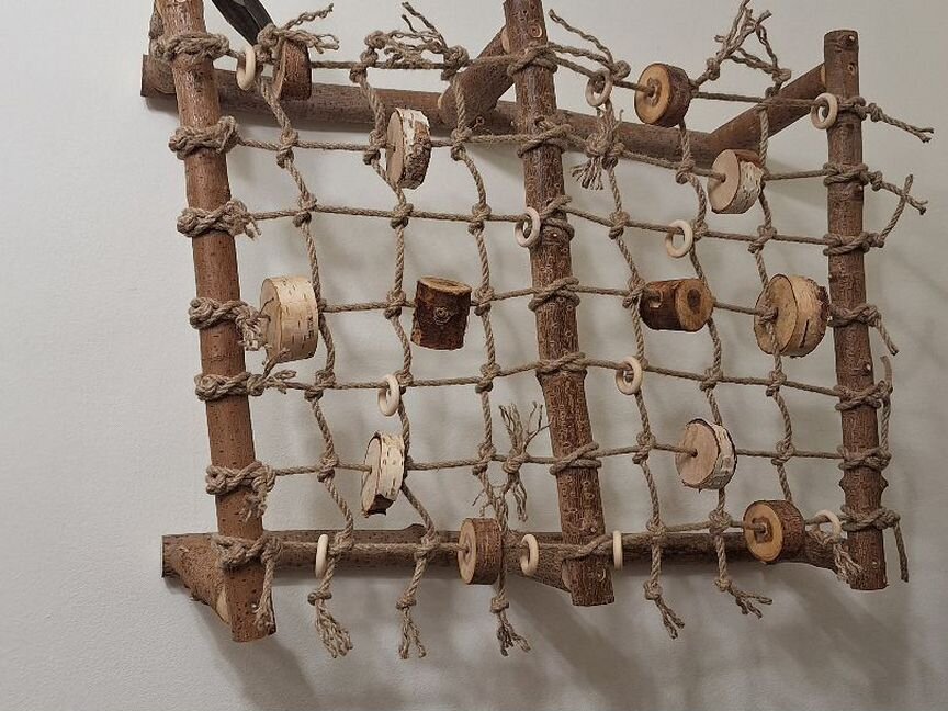 Игровой стенд сетка, для птиц