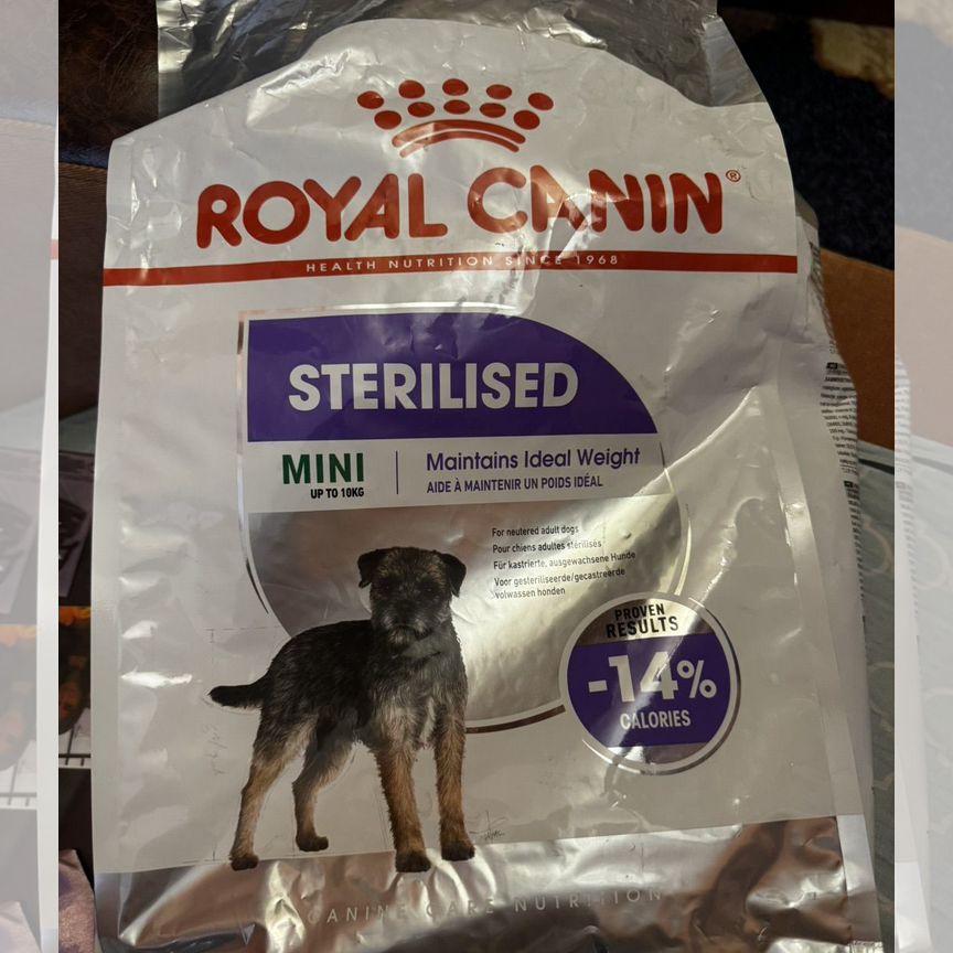 Корм для собак royal canin mini