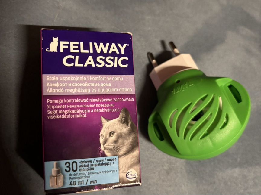 Feliway classic материнские гормоны для кошек